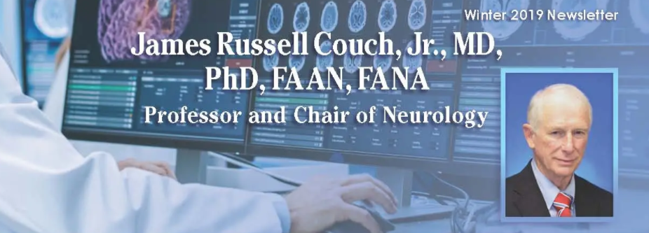 News and Media - Dr. James Russell Couch, Jr., MD, PhD, FAAN, FANA, FACP